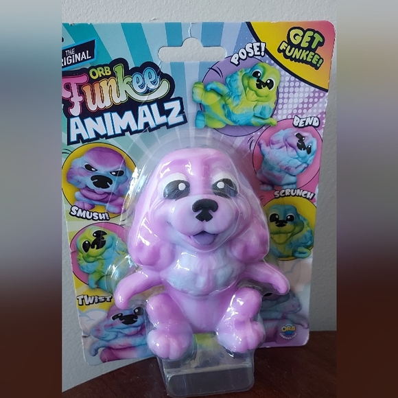Original Orb | Toys | Original Orb Funkee Animalz Purple Dog Squeeze ...